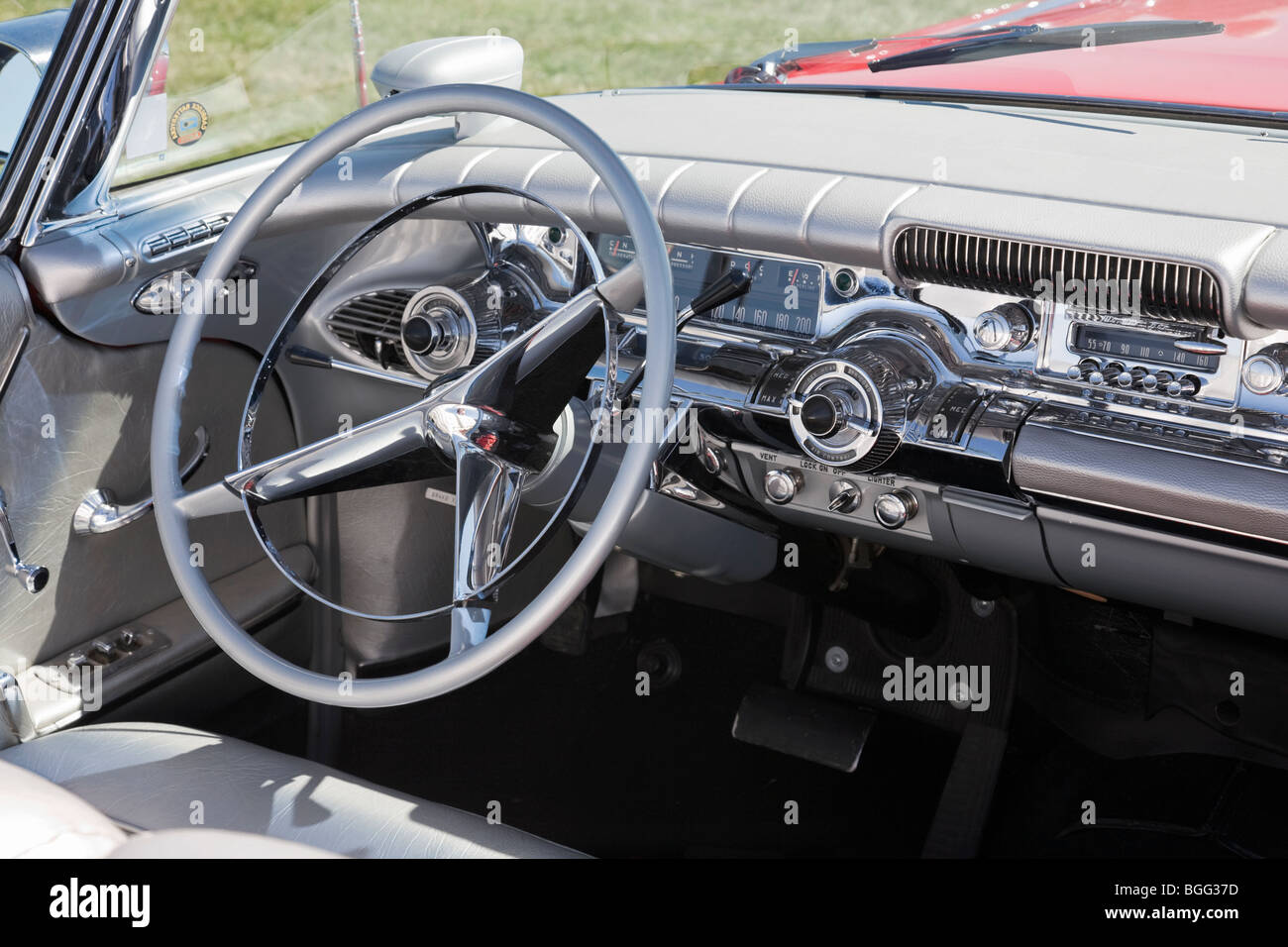 50s american car interior hi-res stock photography and images - Alamy