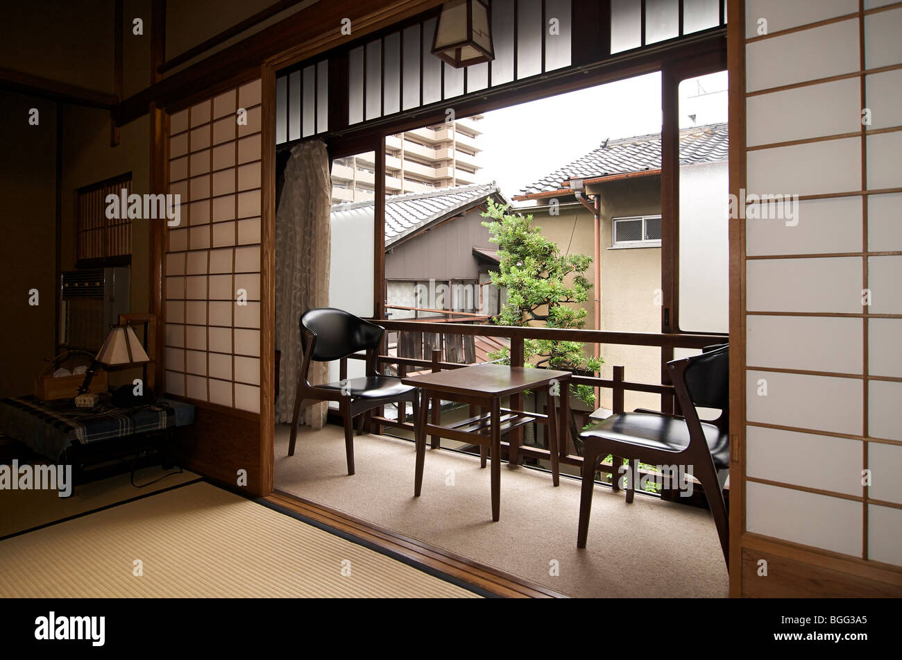 Ishihara ryokan. Kyoto, Japan. Traditional Japanese style guest house ...