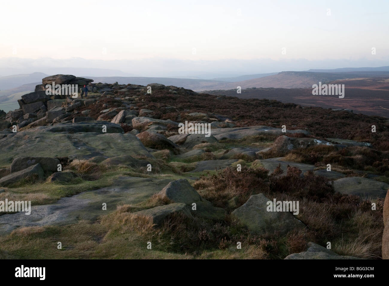 Trig point stanage edge hi-res stock photography and images - Alamy