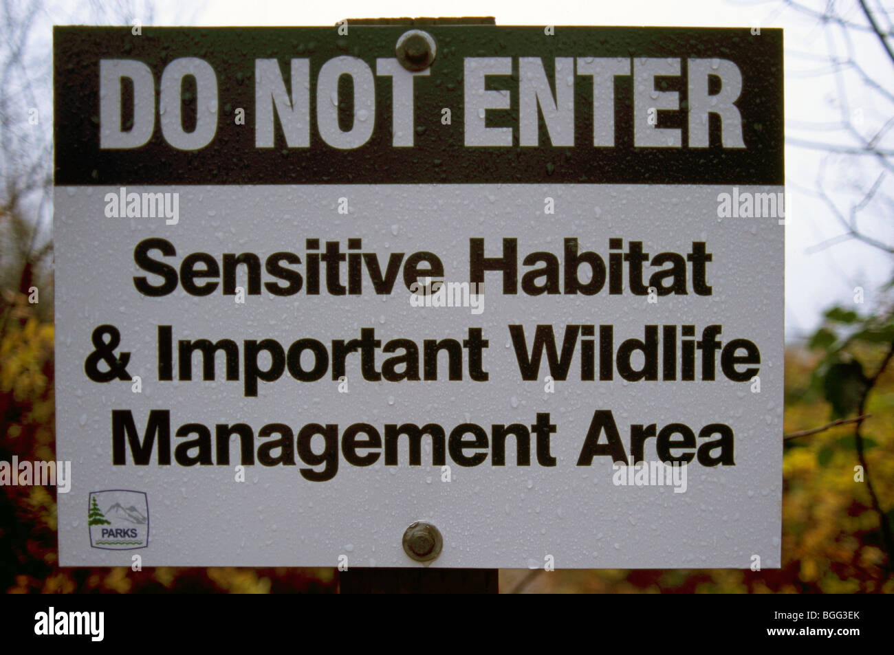 Warning Sign / Signs - Do Not Enter Sign, Sensitive Habitat & Important ...