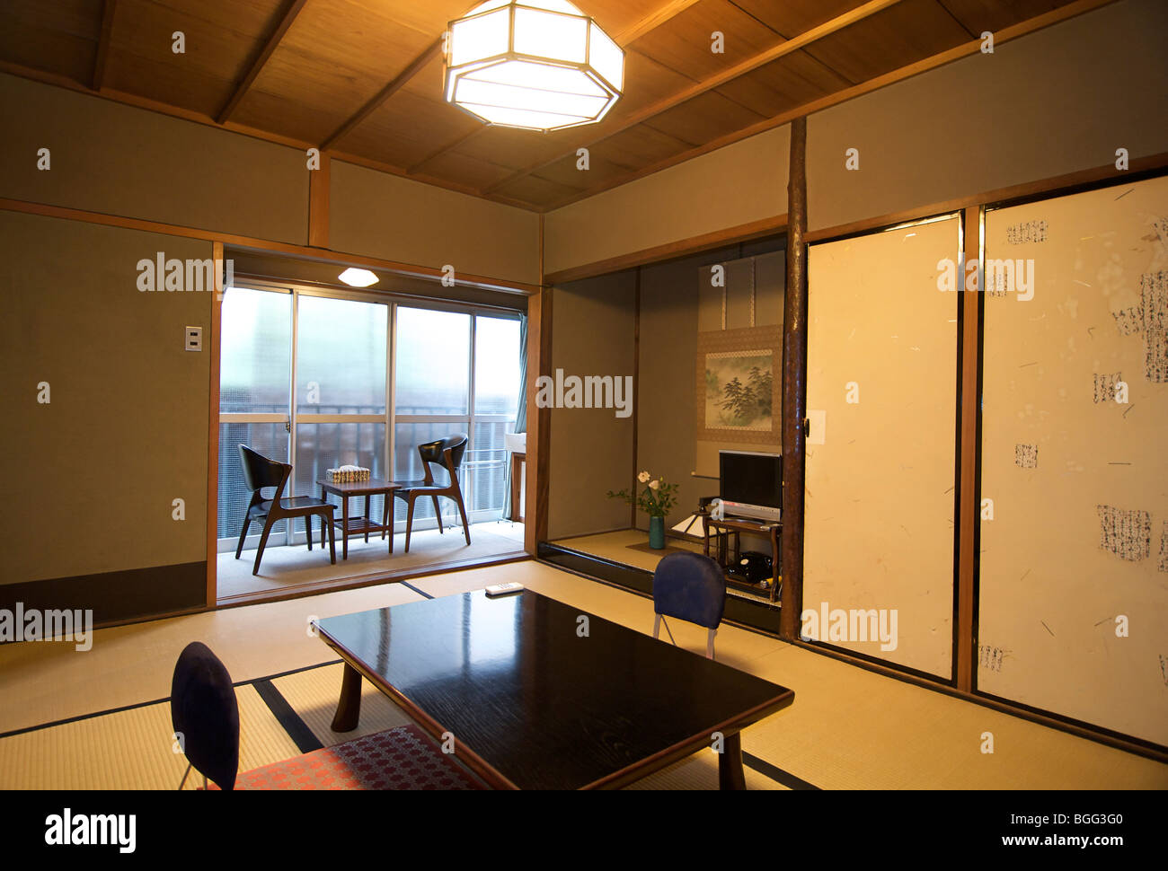 Ishihara ryokan. Kyoto, Japan. Traditional Japanese style guest house ...