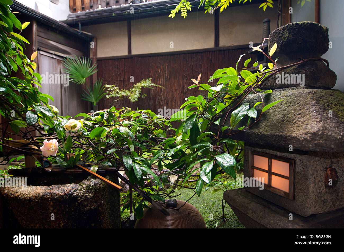 Ishihara ryokan. Kyoto, Japan. Traditional Japanese style guest house ...