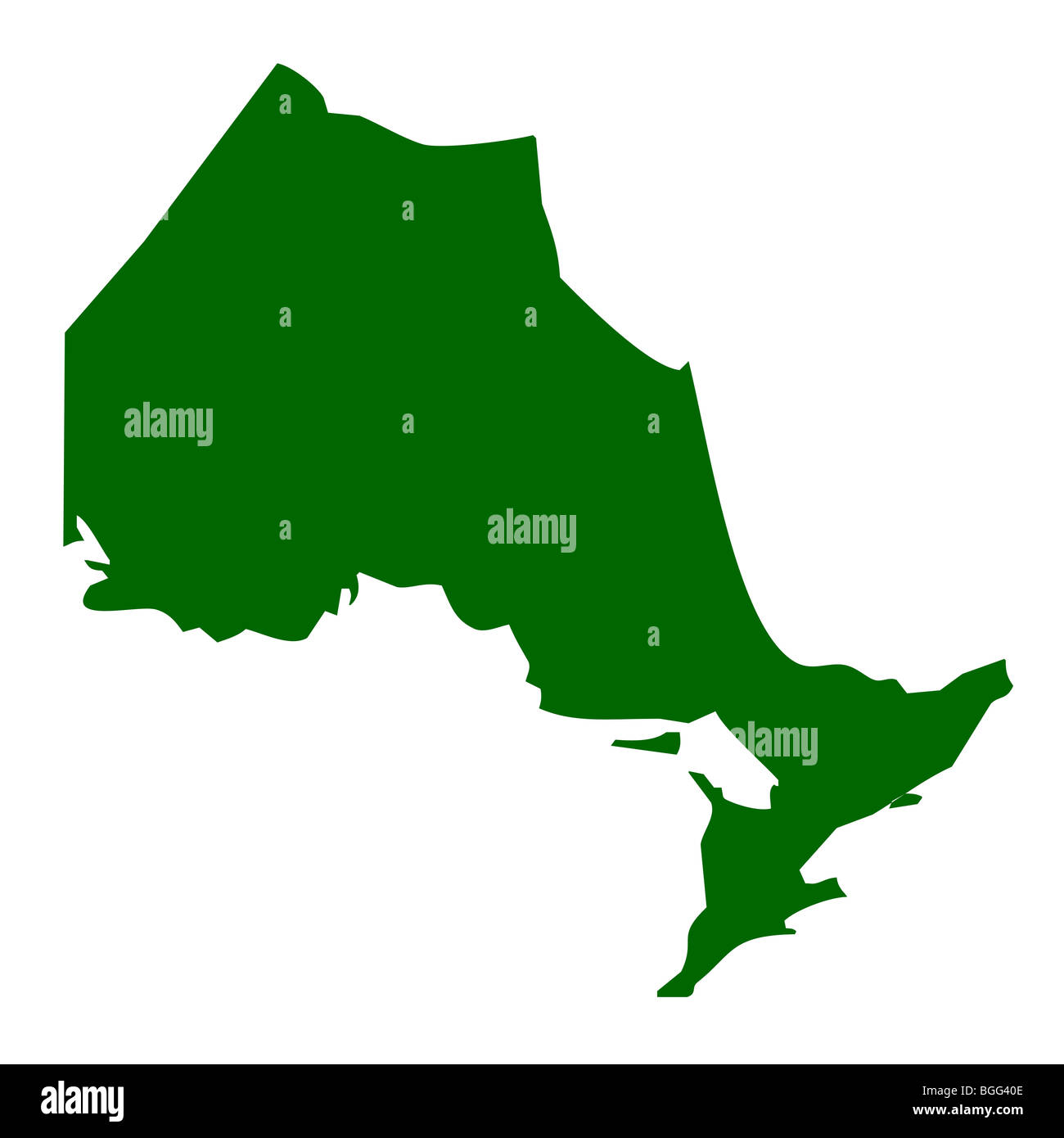 Ontario map hi-res stock photography and images - Alamy