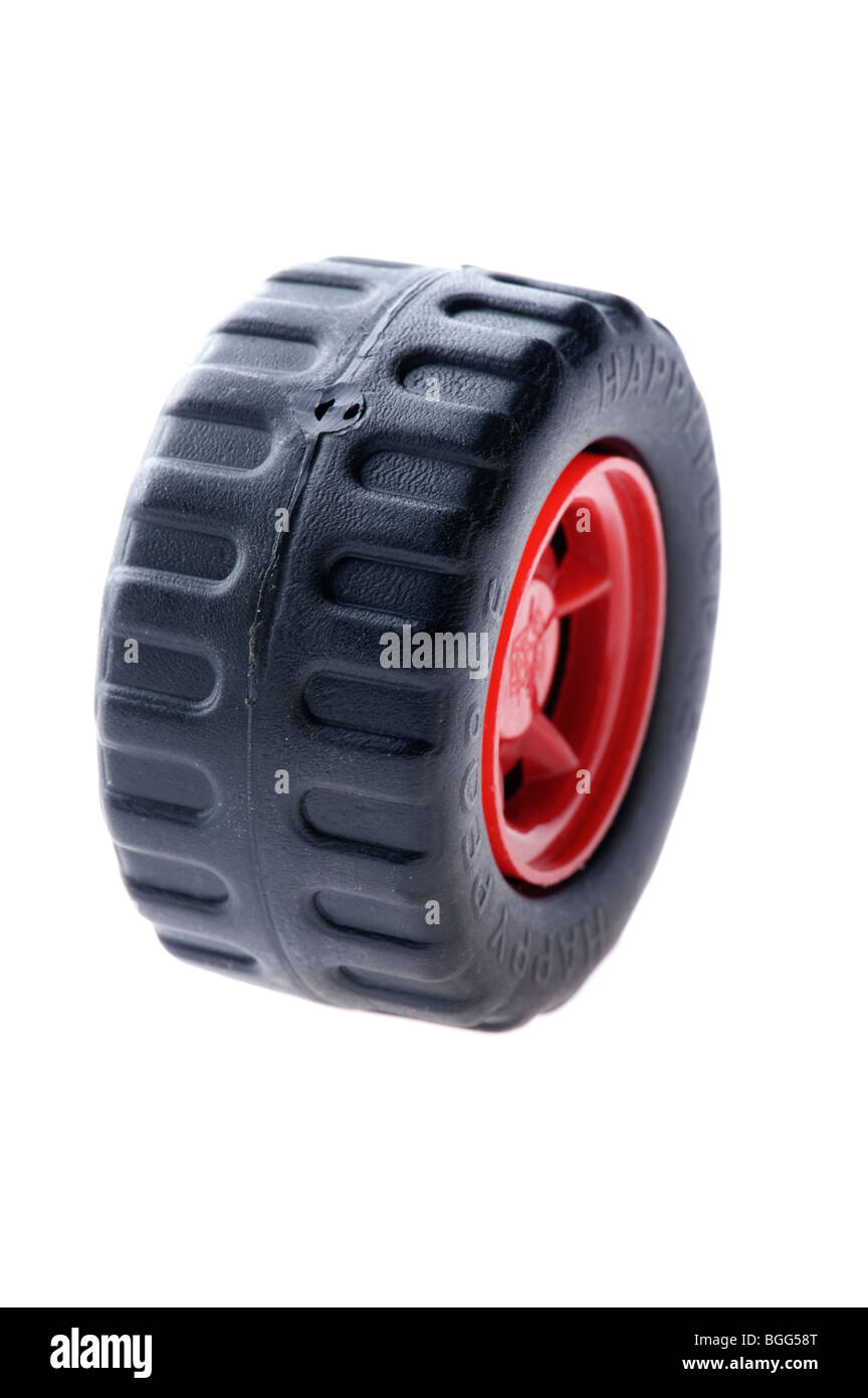 object isolated on white background toy wheel Stock Photo - Alamy