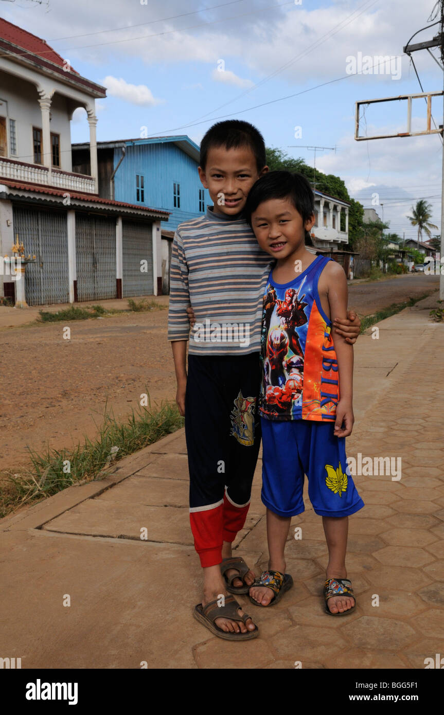Two boys laos hi-res stock photography and images - Alamy