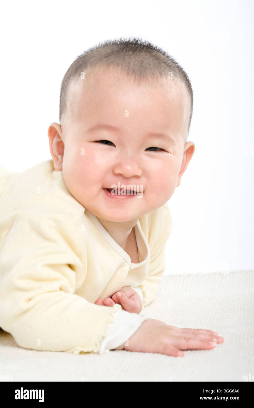 Head shot chinese baby smiling hi-res stock photography and images - Alamy