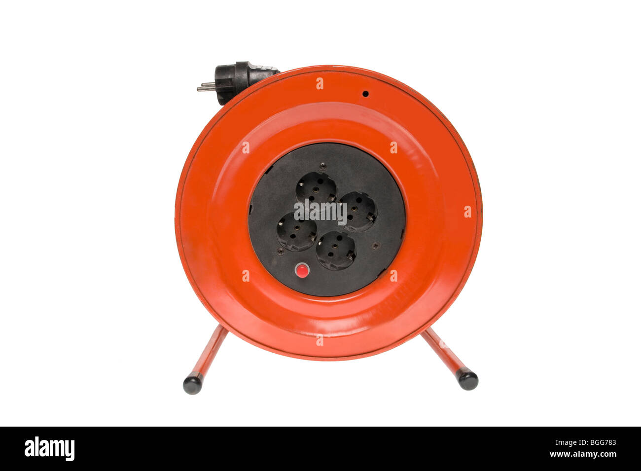 Full isolated studio picture from an extension cord Stock Photo - Alamy