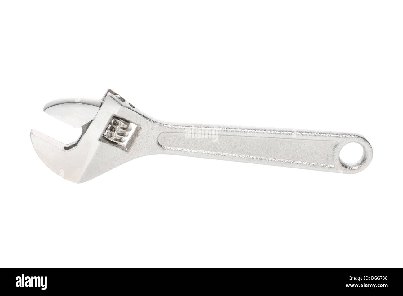 Full isolated studio picture from an adjustable wrench Stock Photo - Alamy