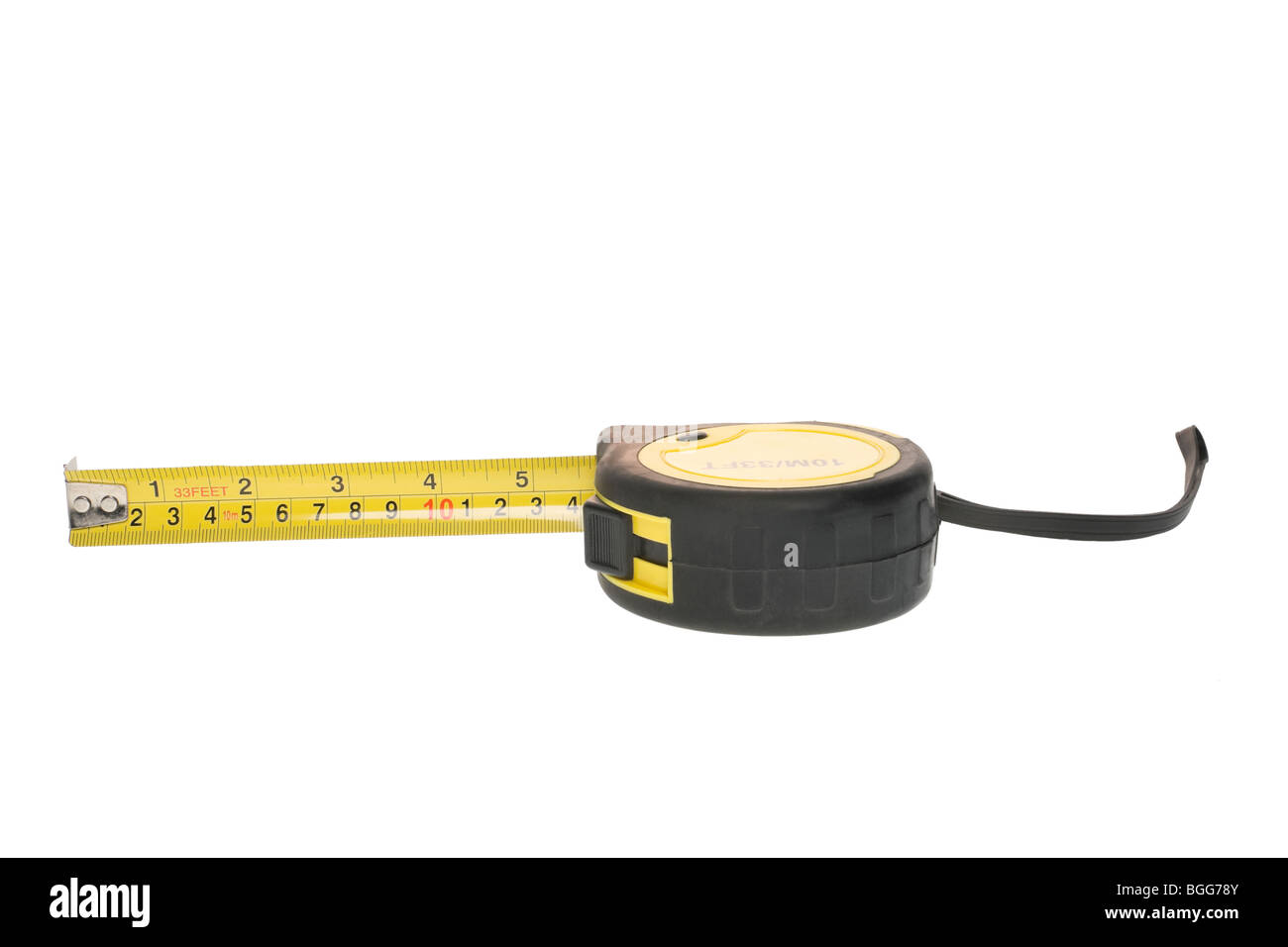 Full isolated studio picture from a tape measure Stock Photo - Alamy
