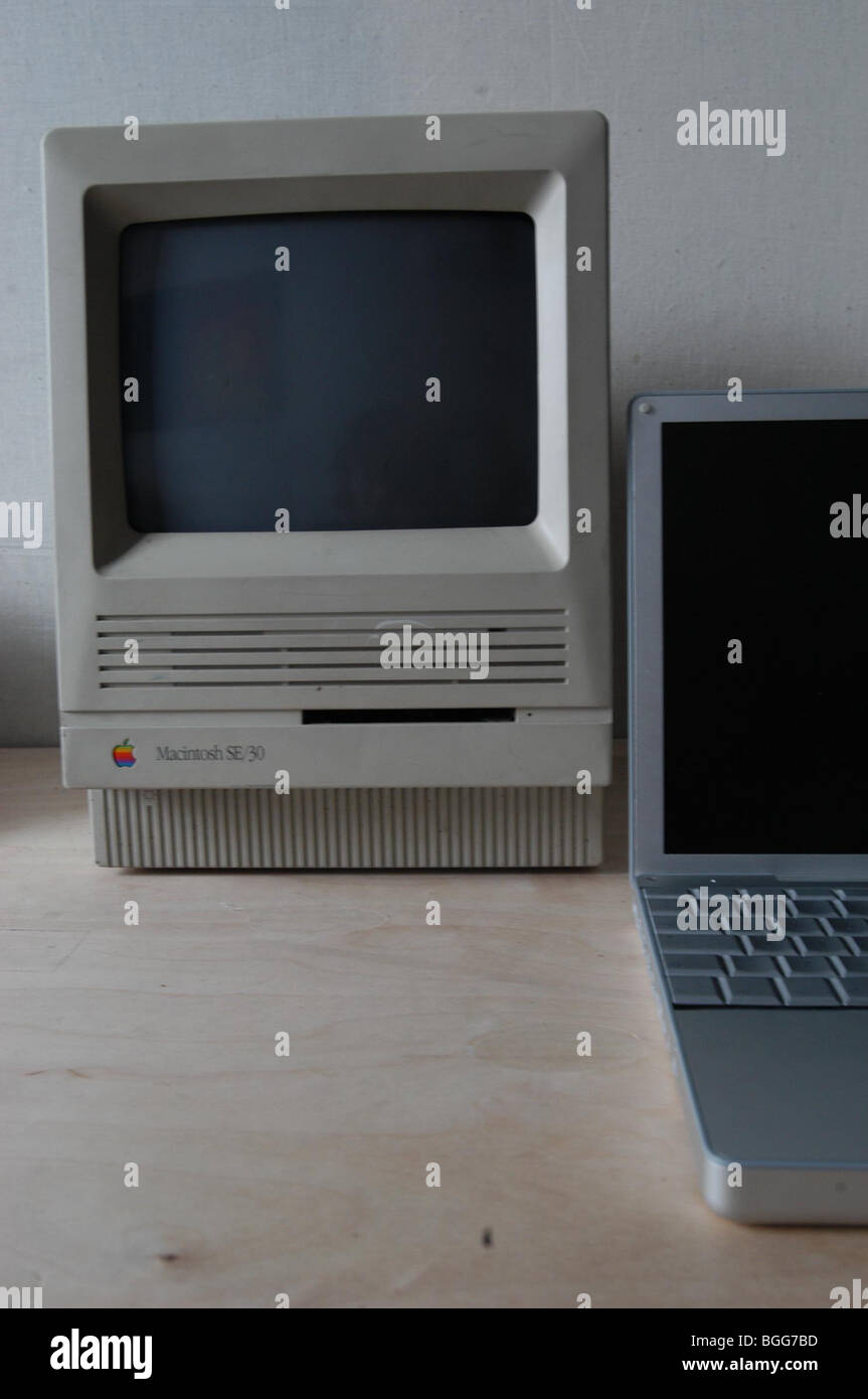 Logo computer mac old hi-res stock photography and images - Alamy