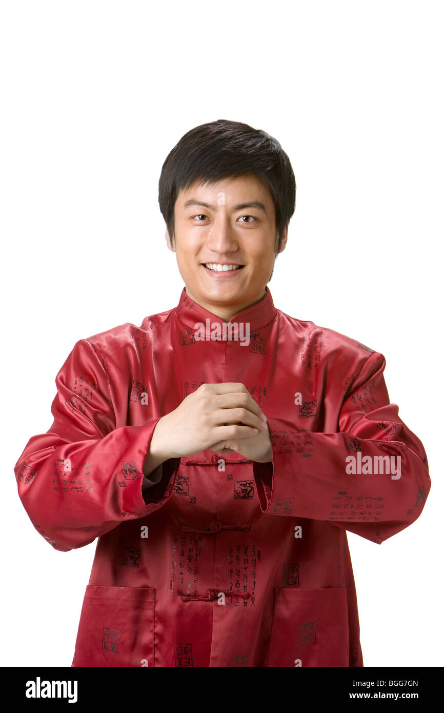 Smiling Service Staff Stock Photo - Alamy
