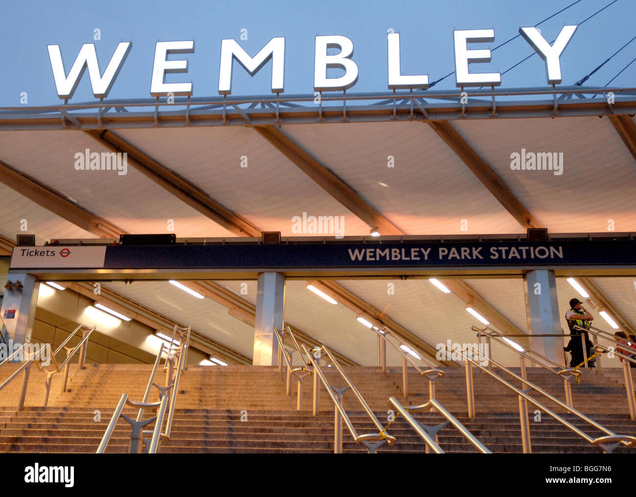 Wembley stadium steps hi-res stock photography and images - Alamy