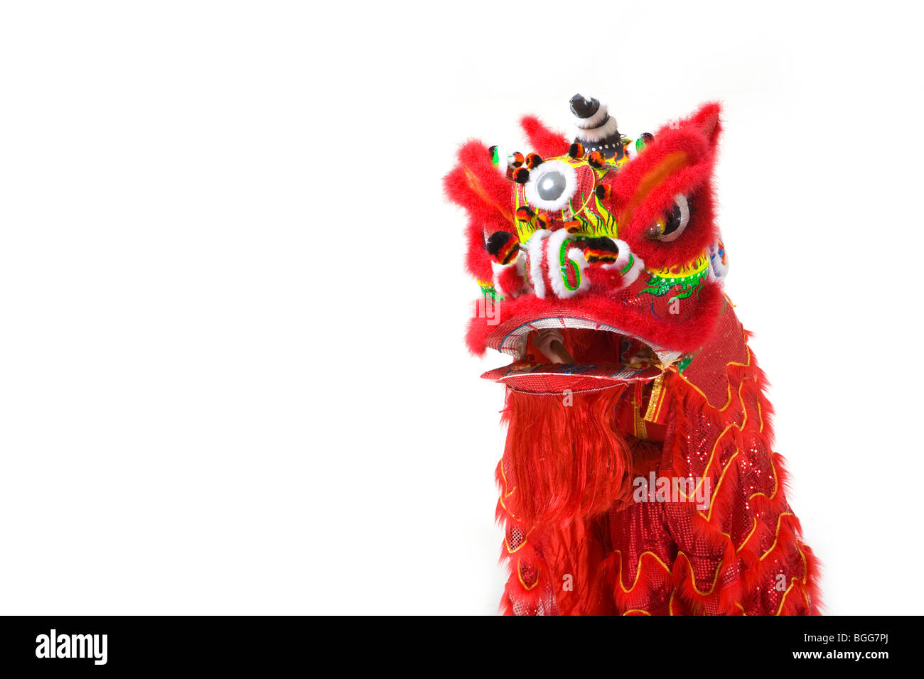 Chinese traditional lion dancing Stock Photo - Alamy