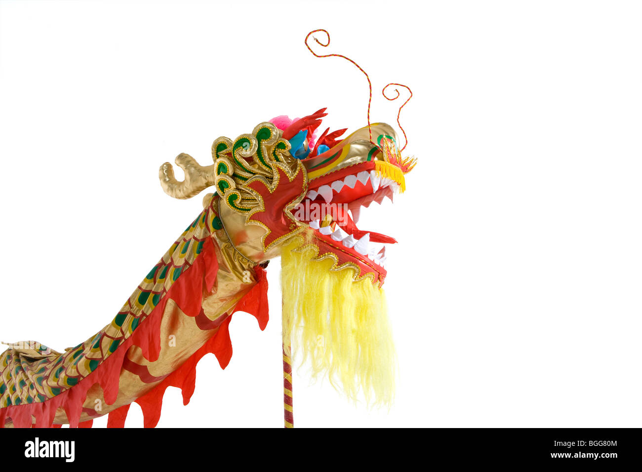 Chinese traditional dragon dancing Stock Photo - Alamy