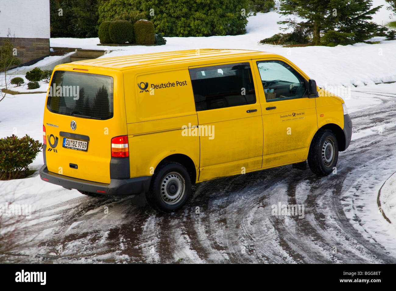 Deutsche post delivering mail hi-res stock photography and images - Alamy