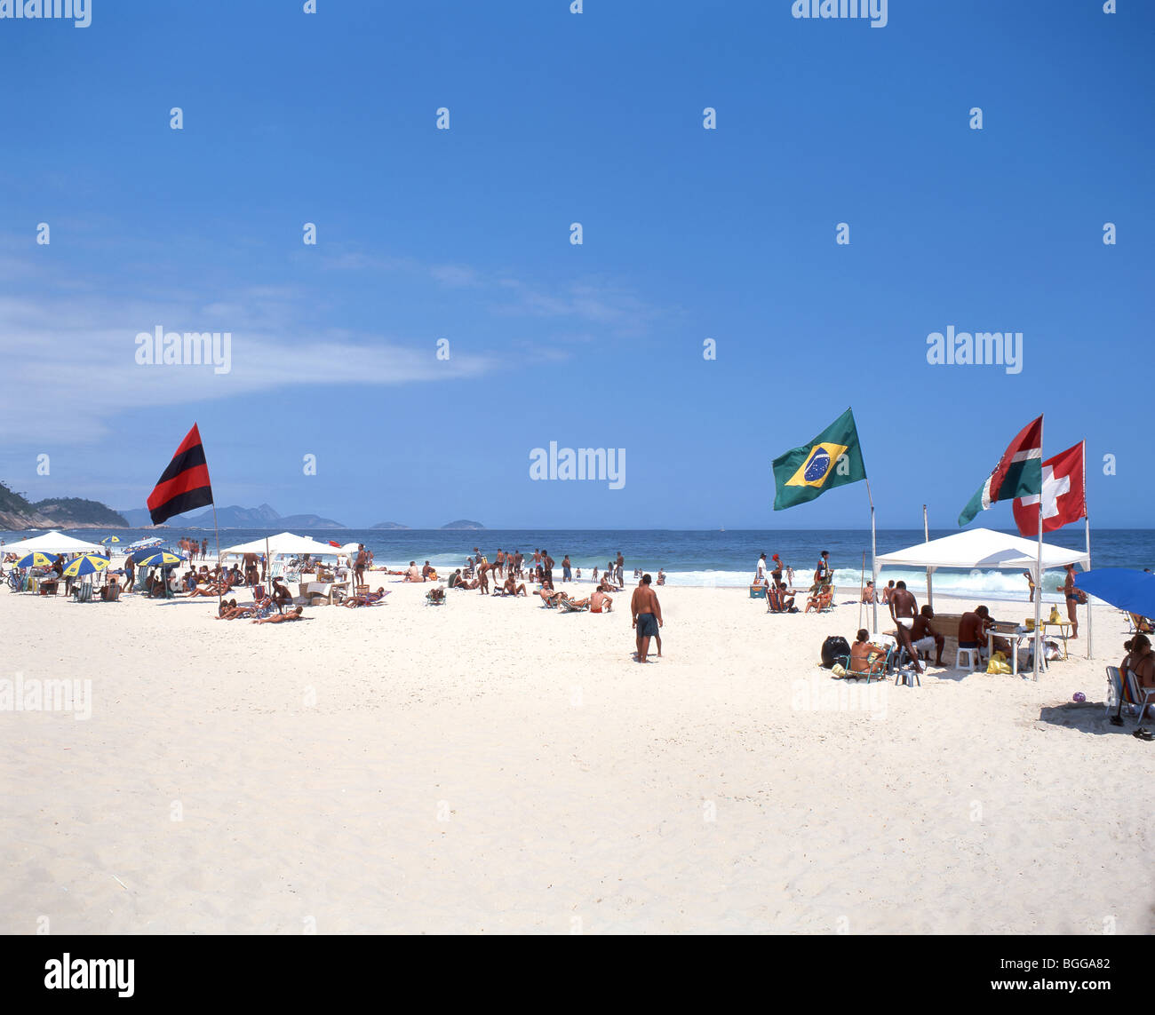 Brazil rio beach people hi-res stock photography and images - Alamy