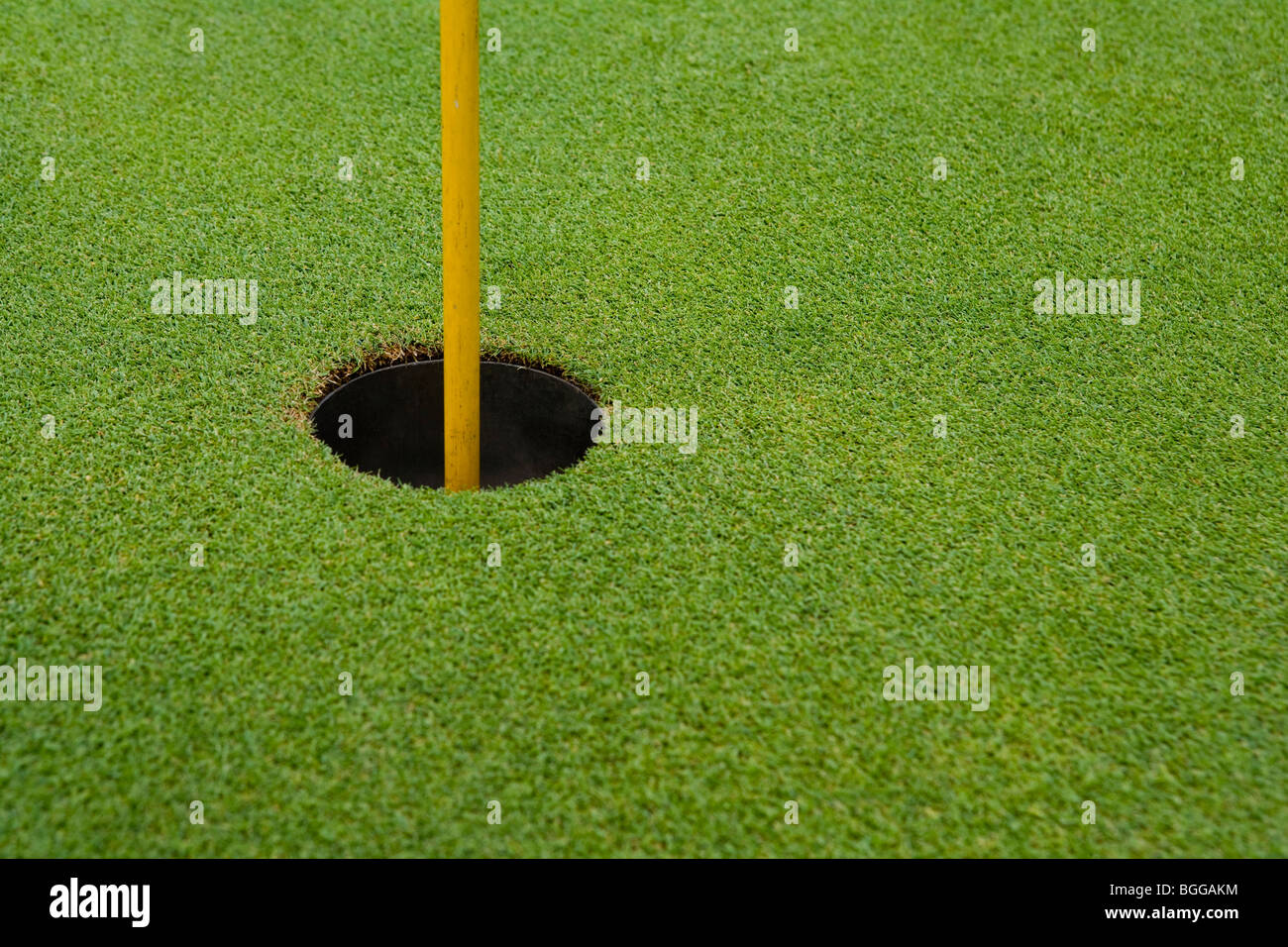 Close-up of golf hole Stock Photo - Alamy