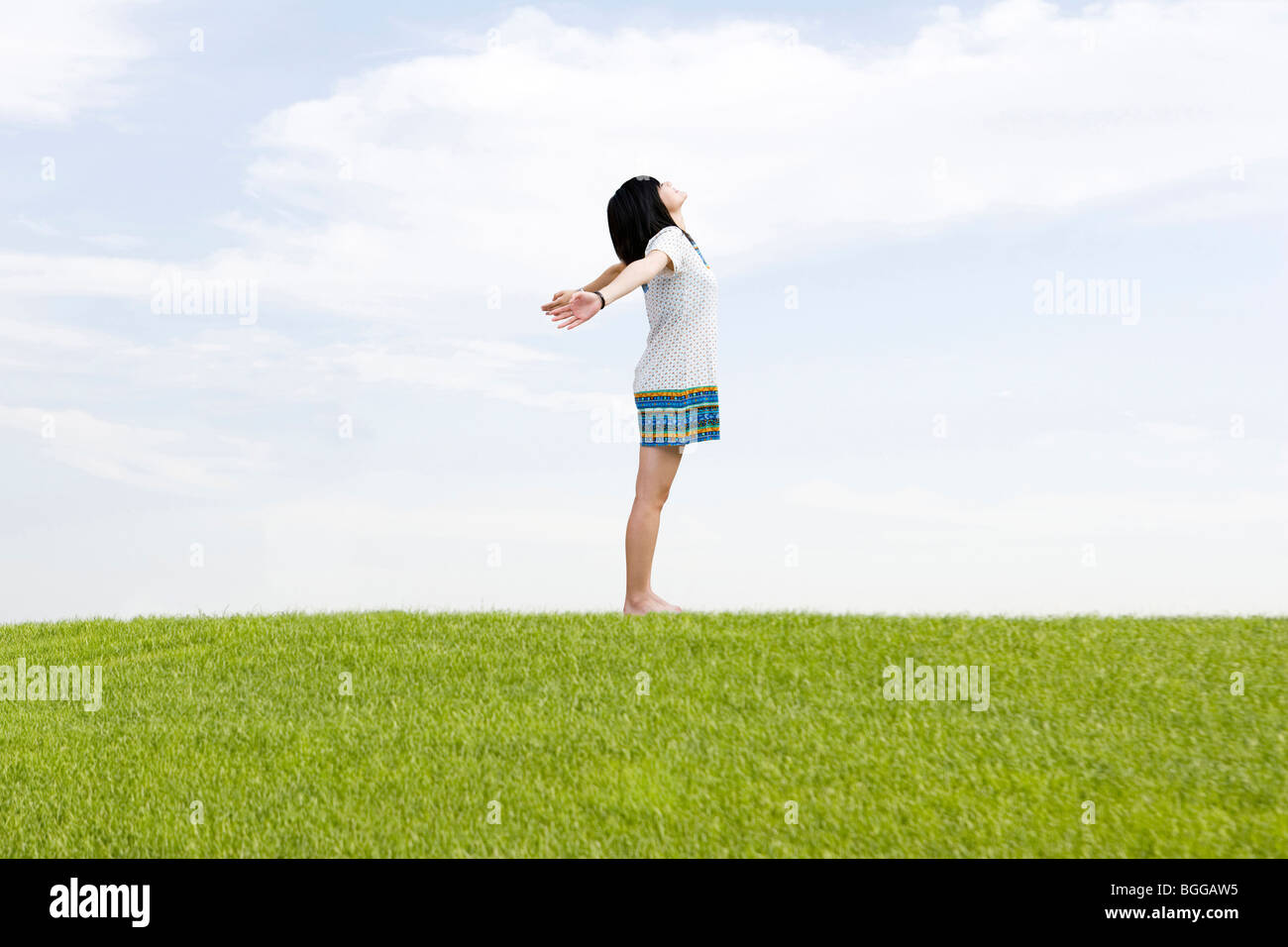 Arms Stretched Out High Resolution Stock Photography and Images - Alamy