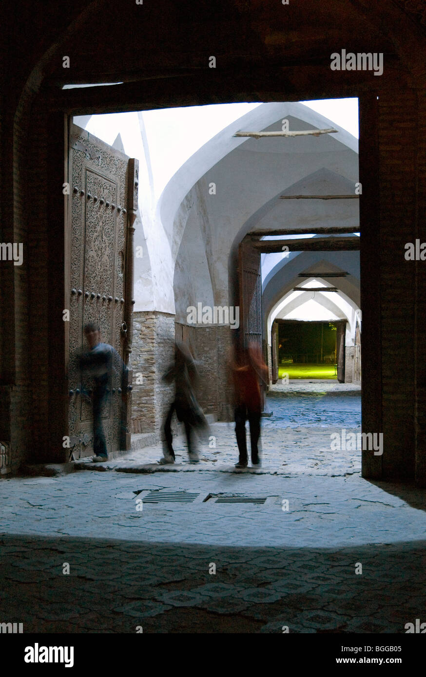 Boys action movement gate night exterior arches hi-res stock ...