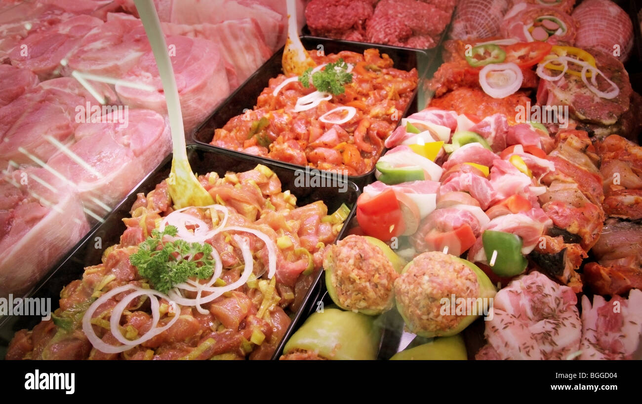 Meat products hi-res stock photography and images - Alamy