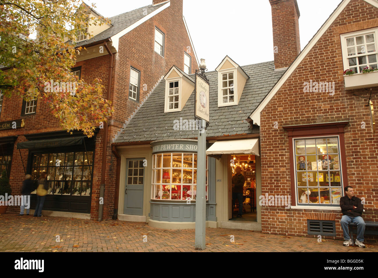 Merchants square williamsburg hi-res stock photography and images - Alamy