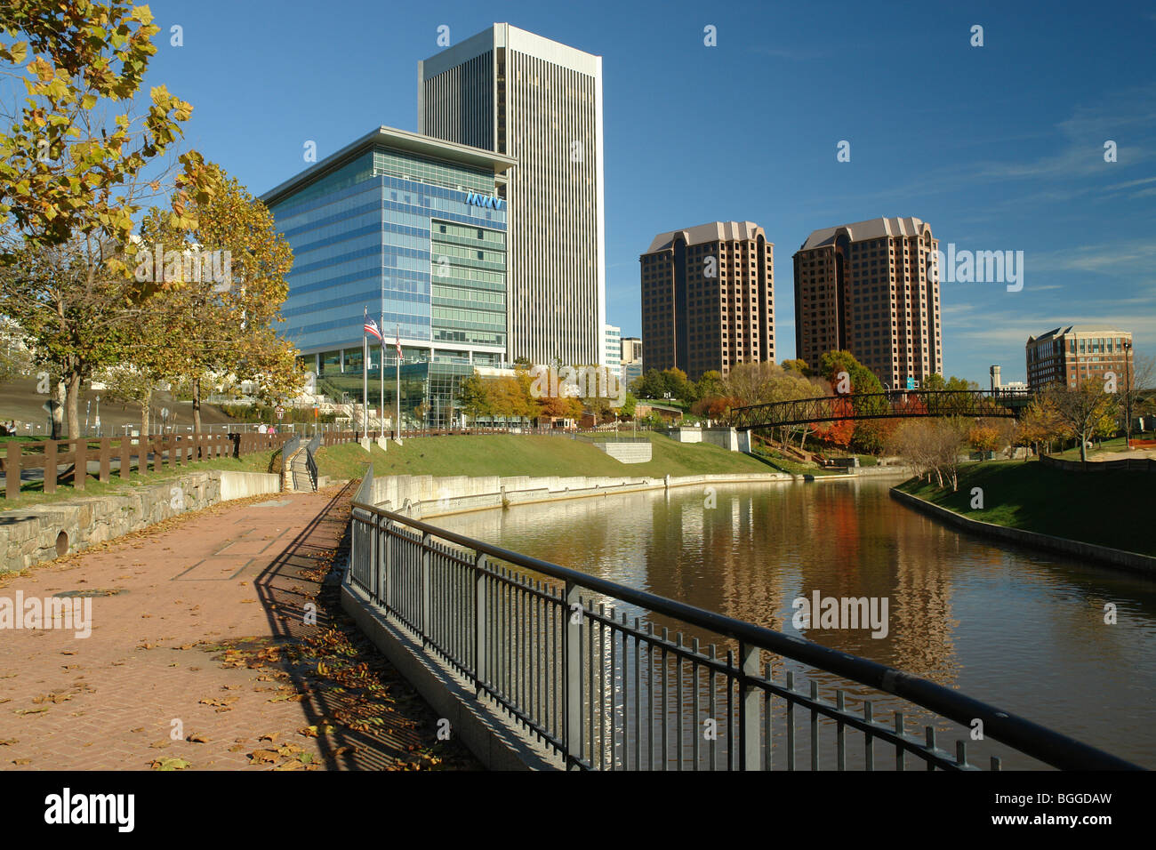AJD62128, Richmond, VA, Virginia, James River, downtown, skyline ...