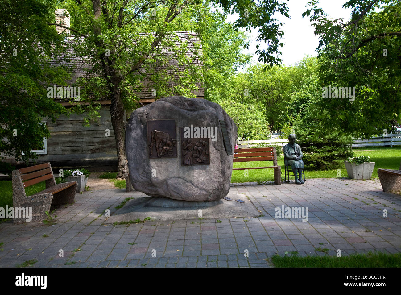 Memorial to Mothers at Mennonite Heritage Village in Steinbach,Manitoba ...