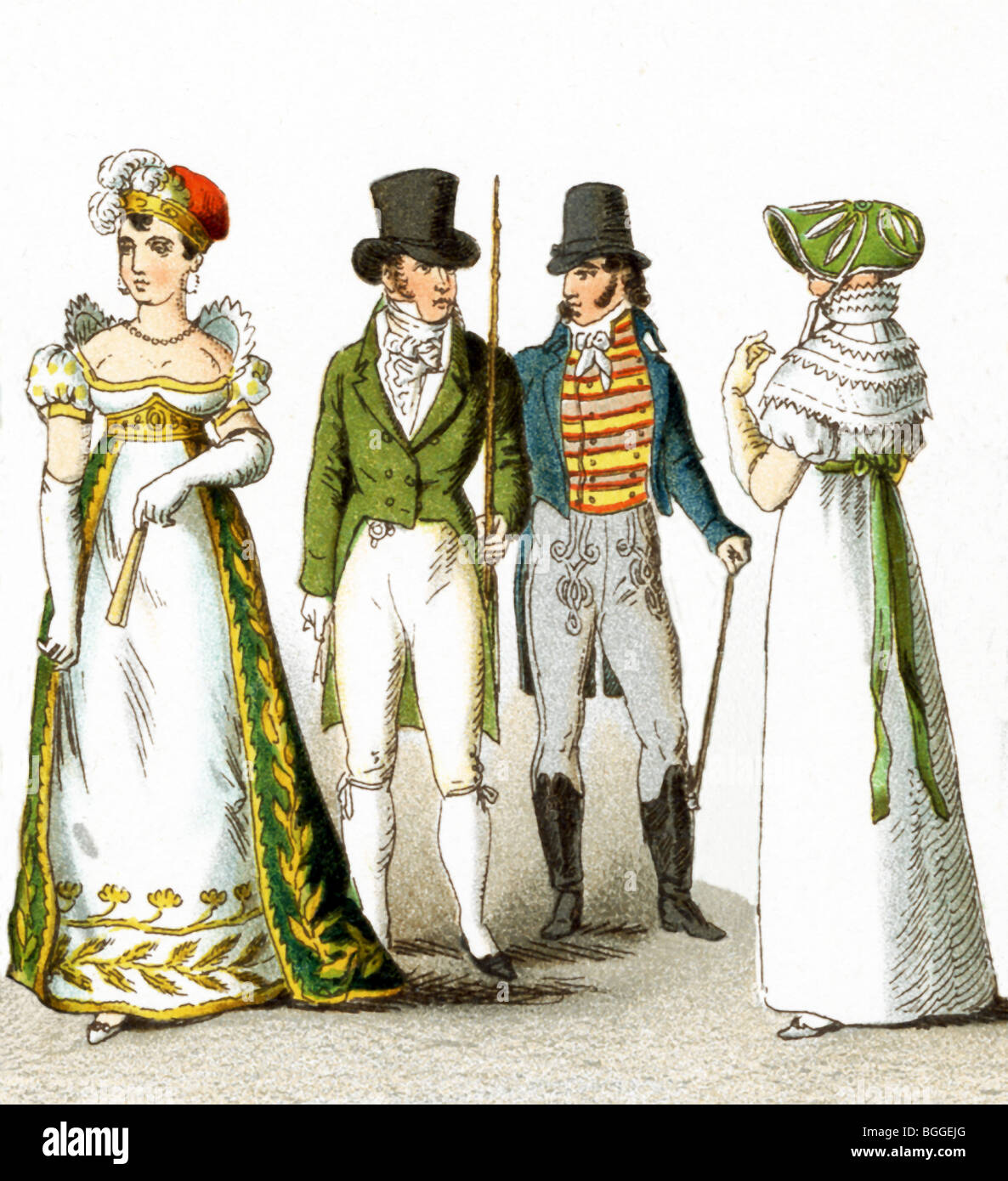 French upper class in early 1800s hi-res stock photography and images ...