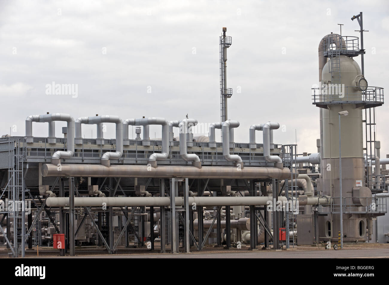 Wingas natural gas storage facility, Northern Germany Stock Photo - Alamy
