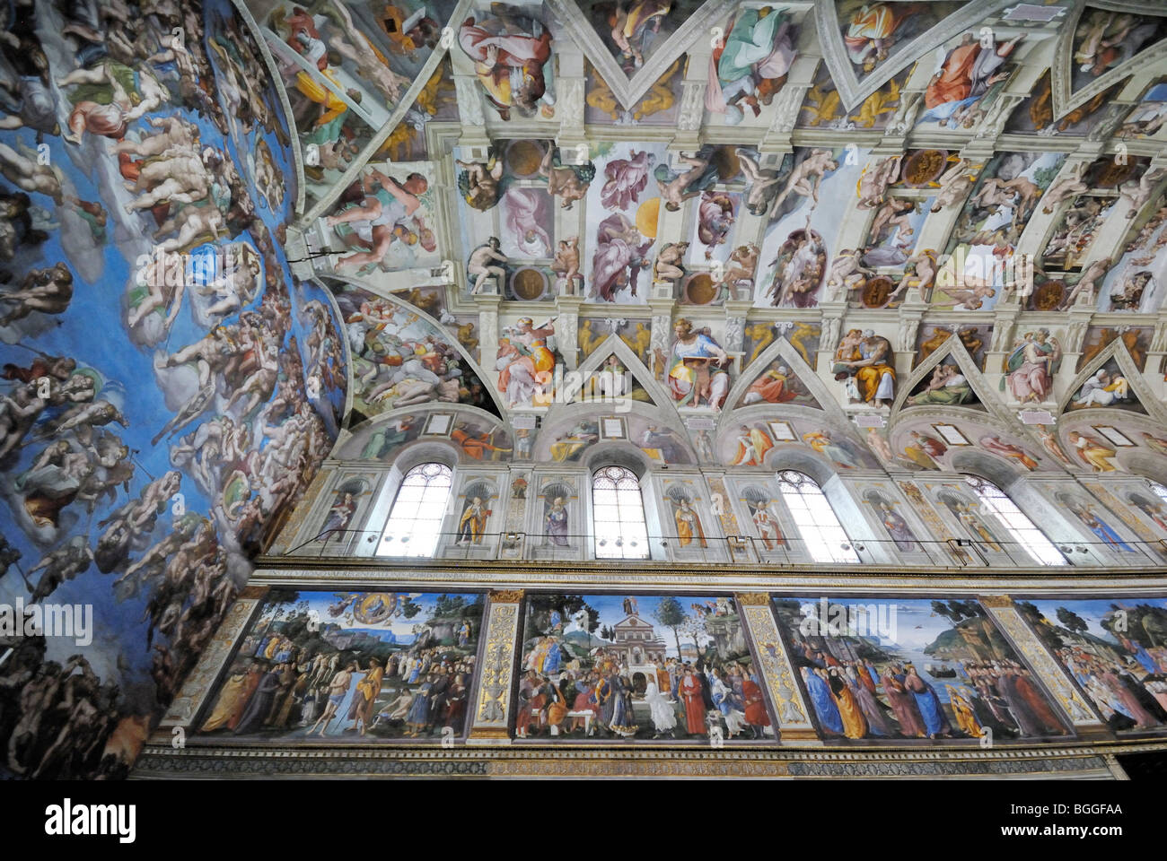 Frescos In The Sistine Chapel High Resolution Stock Photography and ...