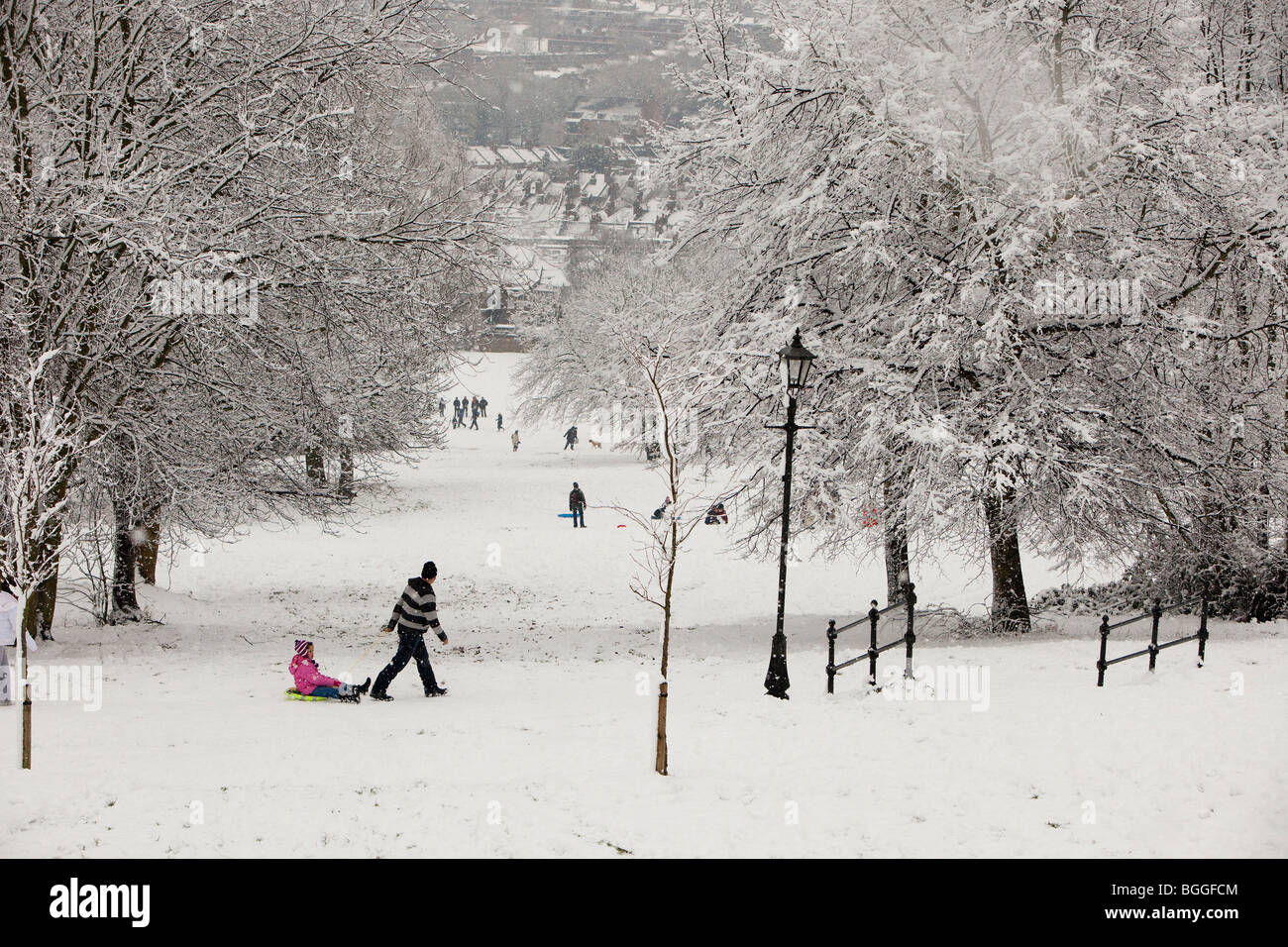 Alexandra Palace, London, England, 6th January 2010: People enjoy the ...