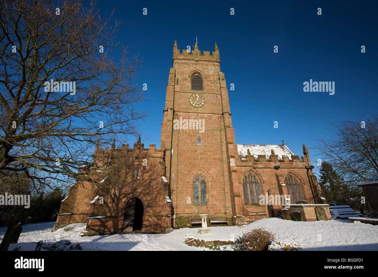 All Saints Church Claverley Shropshire West Midlands England UK Stock ...