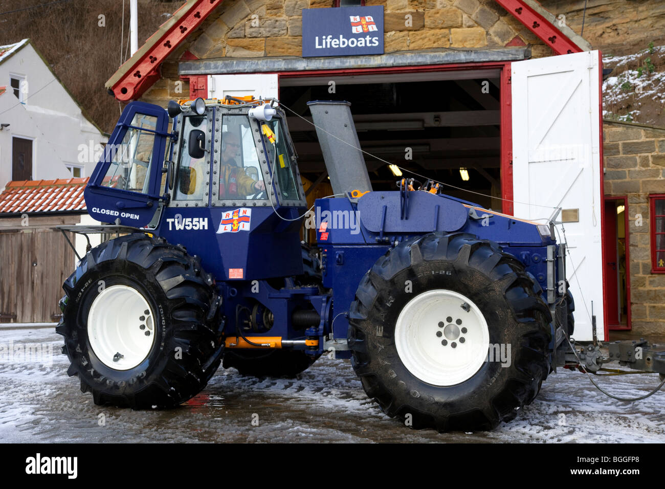 Biglands, Talus MBH tractor T95, RNLI Lifeboat stations at Whitby Stock ...