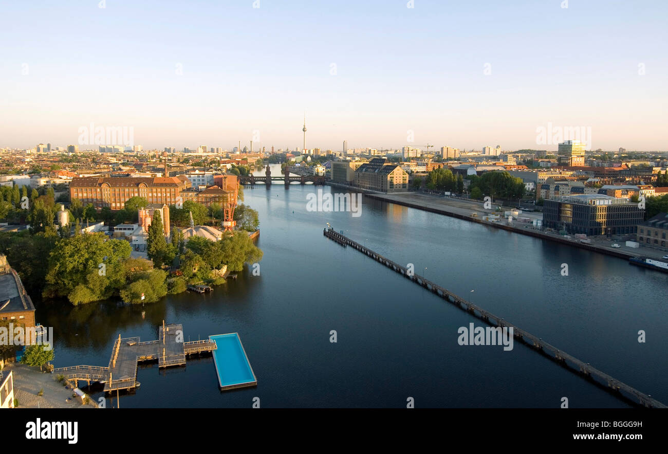 Berlin Skyline with River Spree, Germany Stock Photo - Alamy