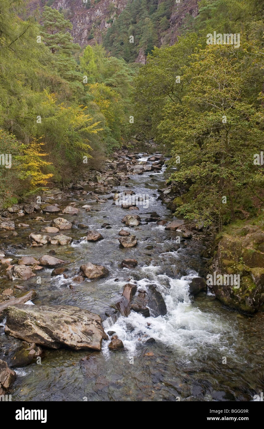 Aberglaslyn gorge, Snowdonia, North Wales Stock Photo - Alamy