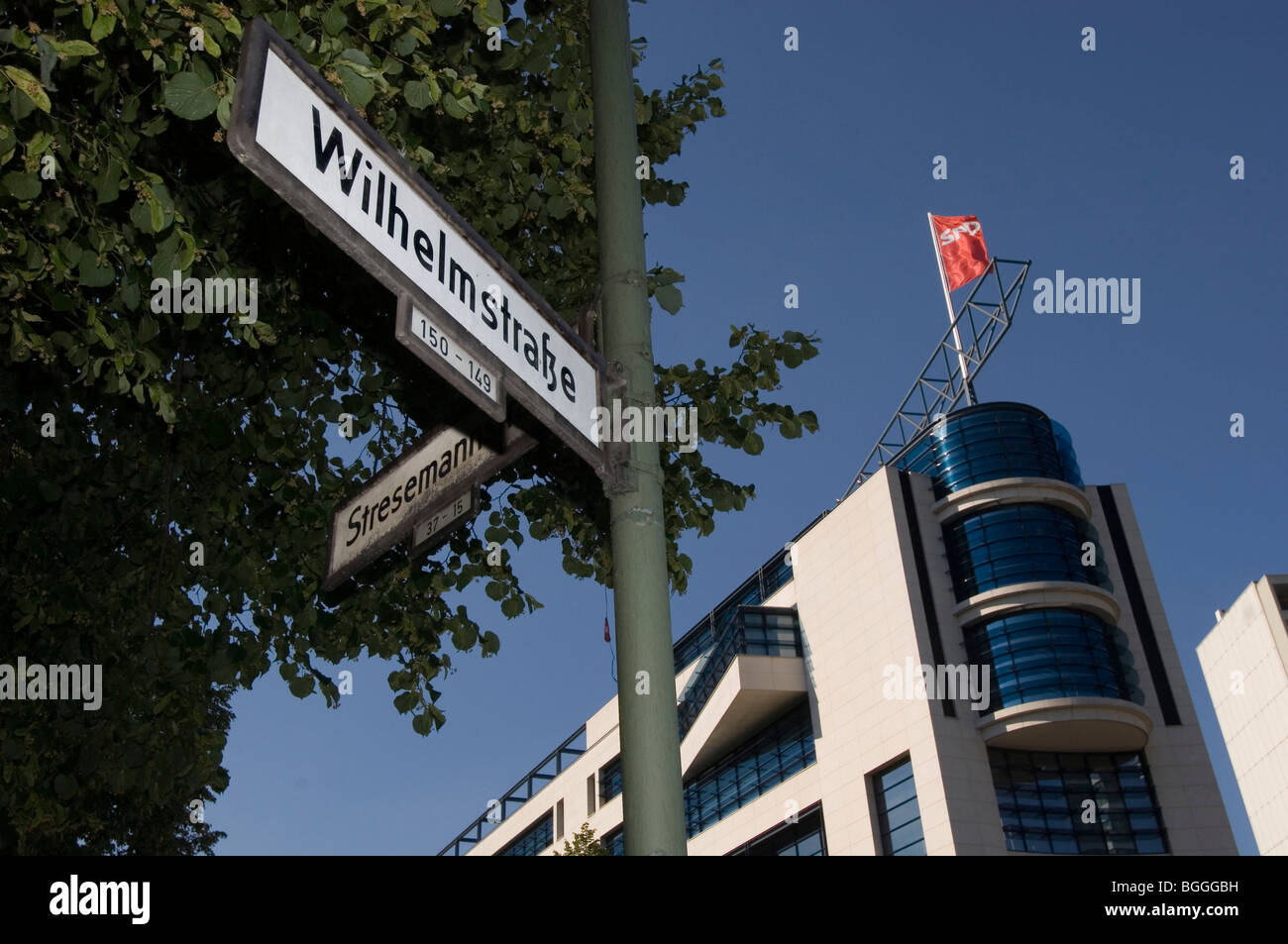 SPD headquarters, Willy Brandt House, Berlin Germany, Europe Stock ...