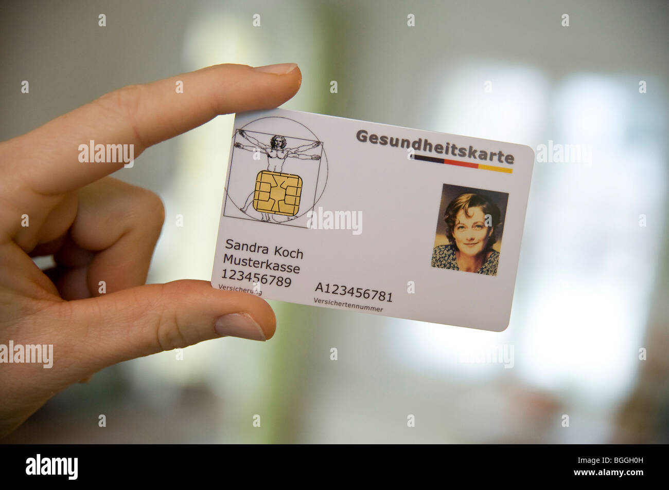 German electronic healthcard Stock Photo - Alamy