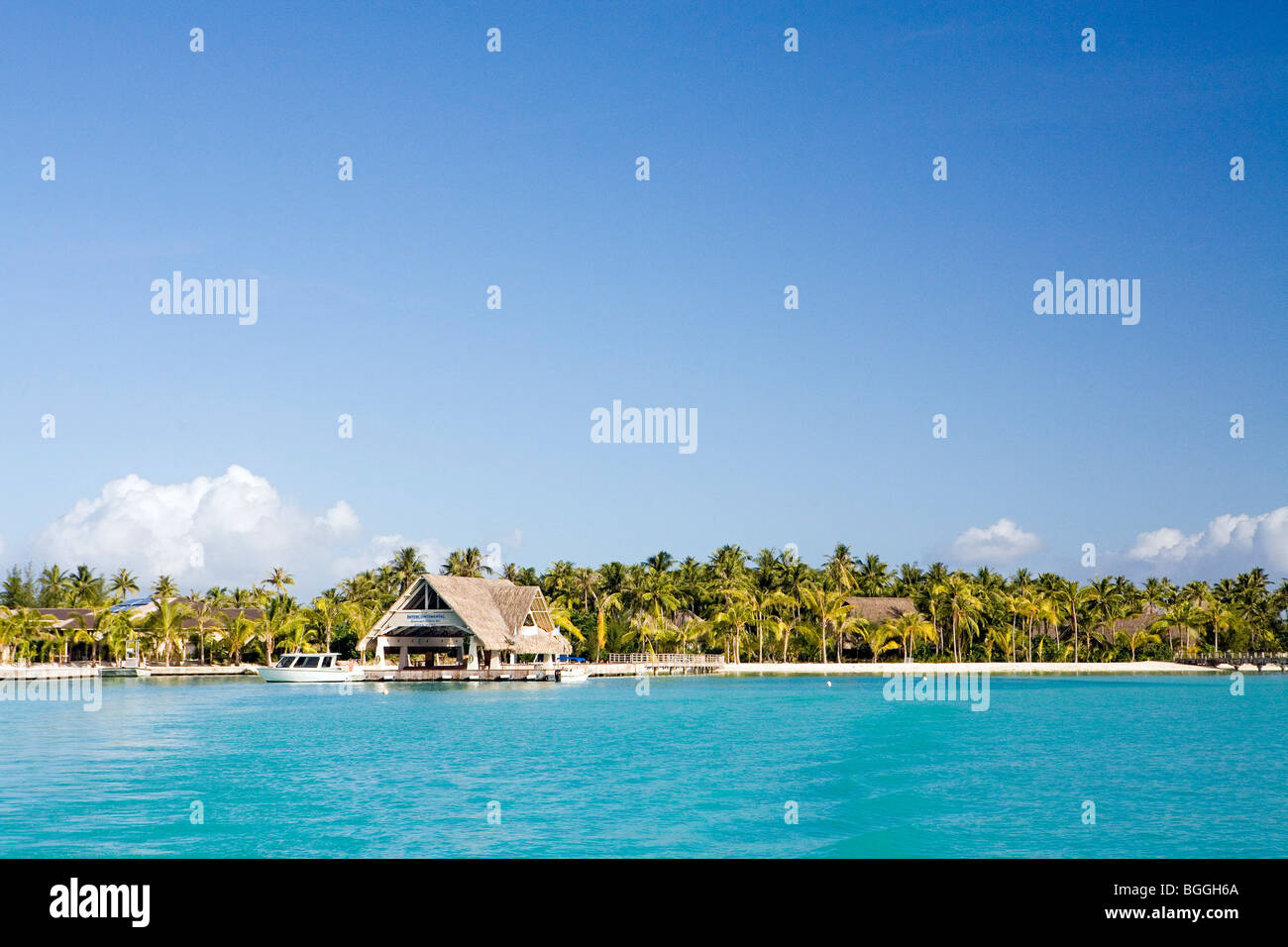 Hotel Intercontinental, Bora Bora, French Polynesia Stock Photo - Alamy