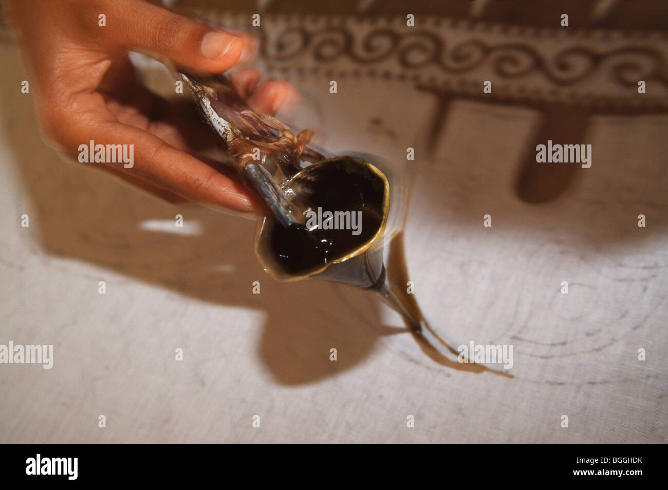 People doing batik, Kandy, Sri Lanka Stock Photo - Alamy