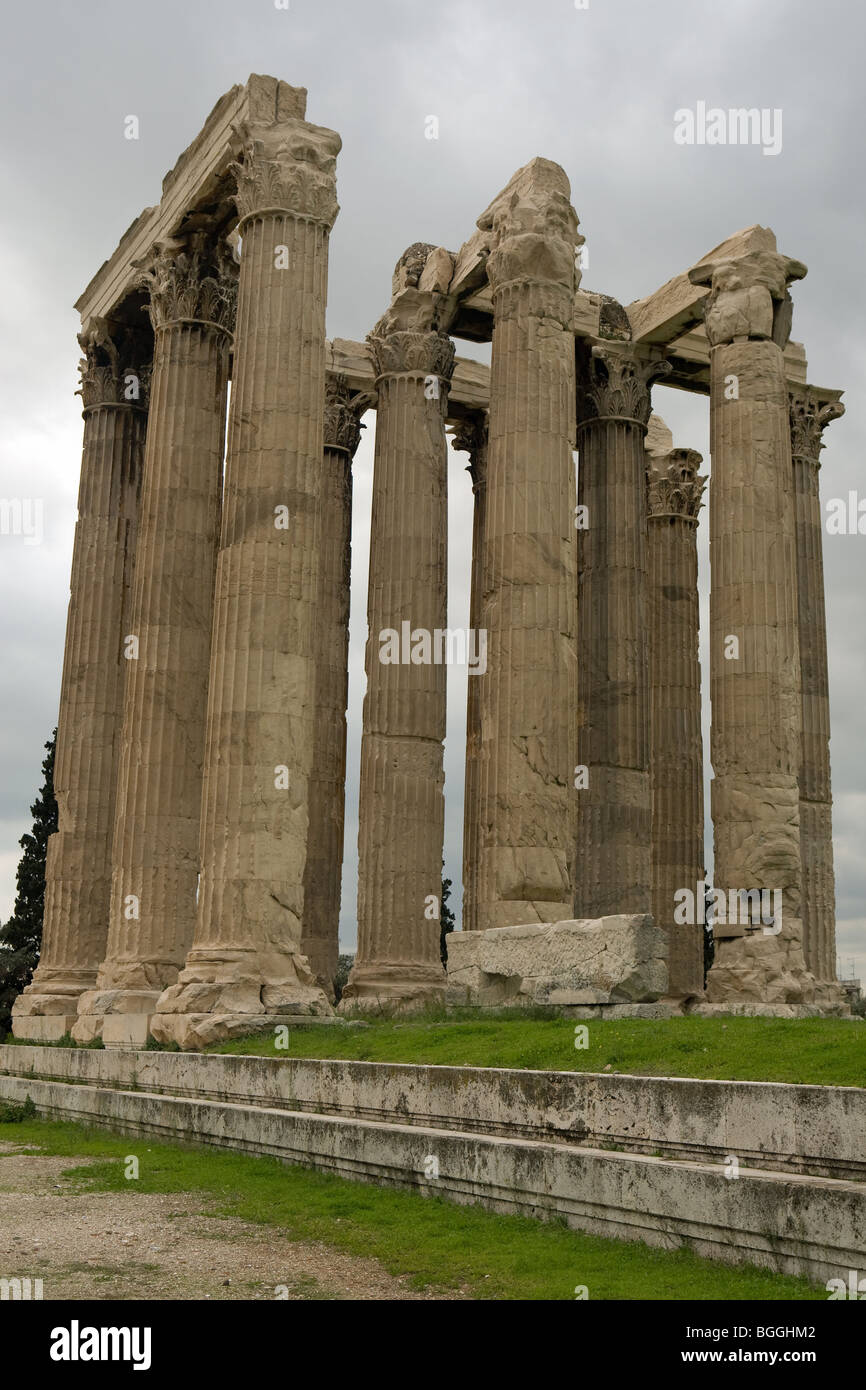 The temple of Olympian Zeus Athens Greece Stock Photo - Alamy