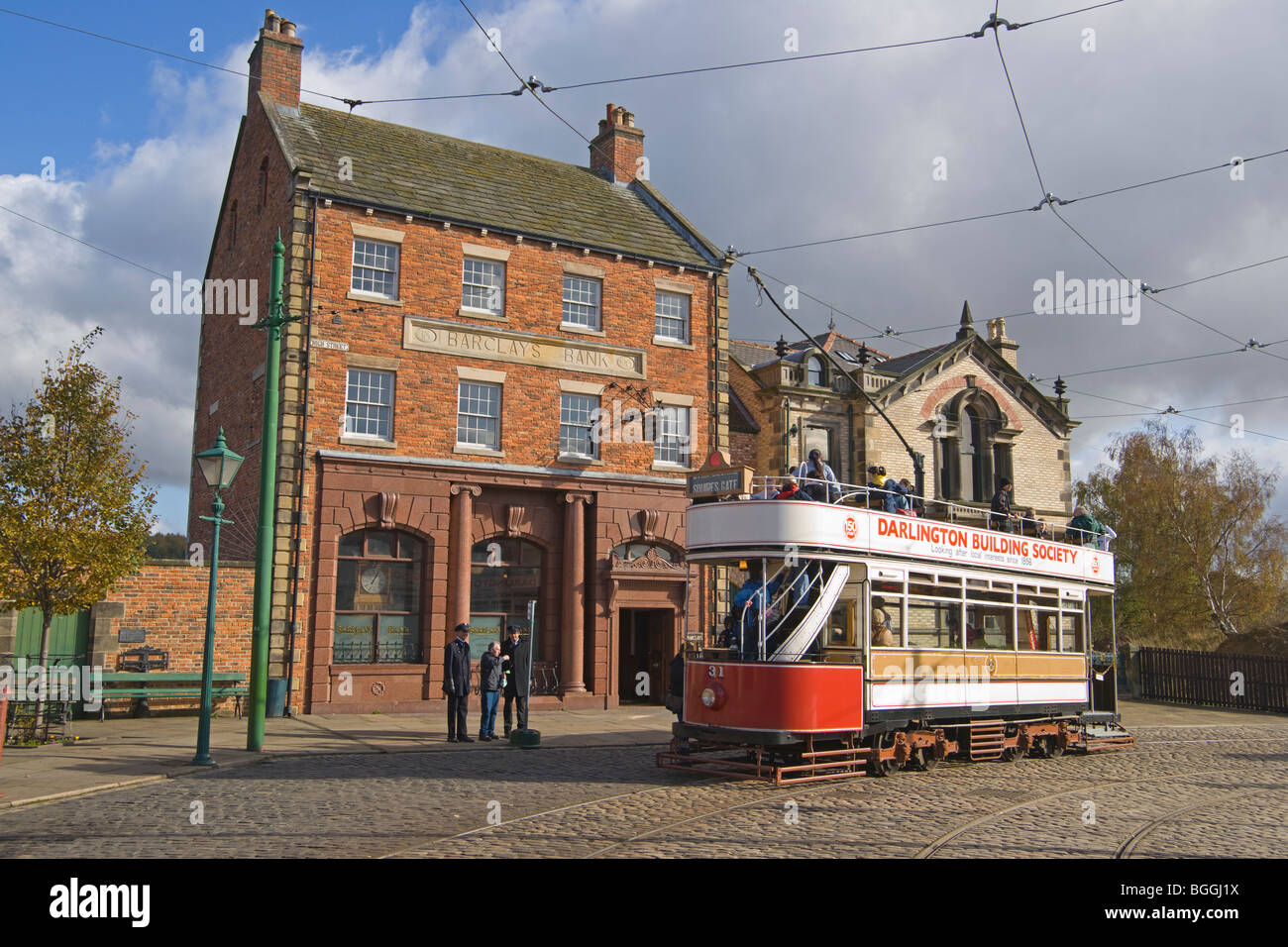 Beamish museum tram hi-res stock photography and images - Alamy