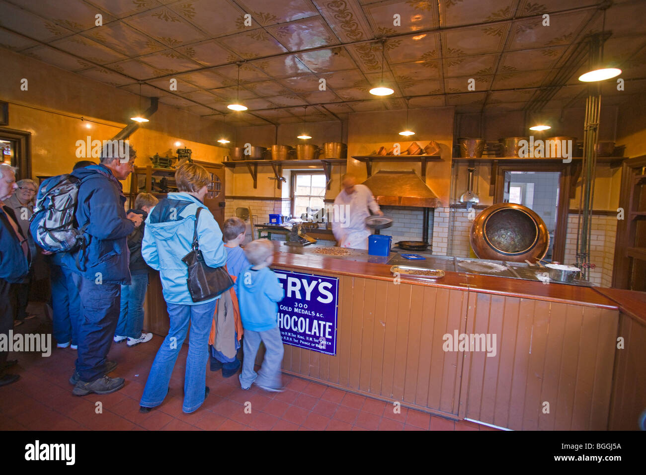 Beamish open air museum, The Town, 1913, Sweet shop, Durham, England ...