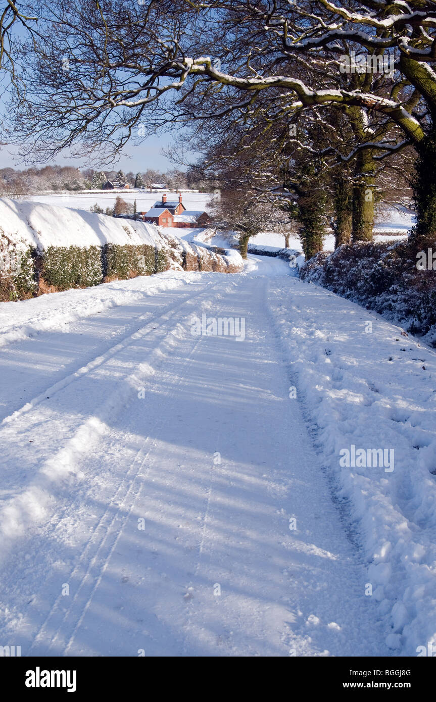 Winter snow warwickshire uk hi-res stock photography and images - Alamy