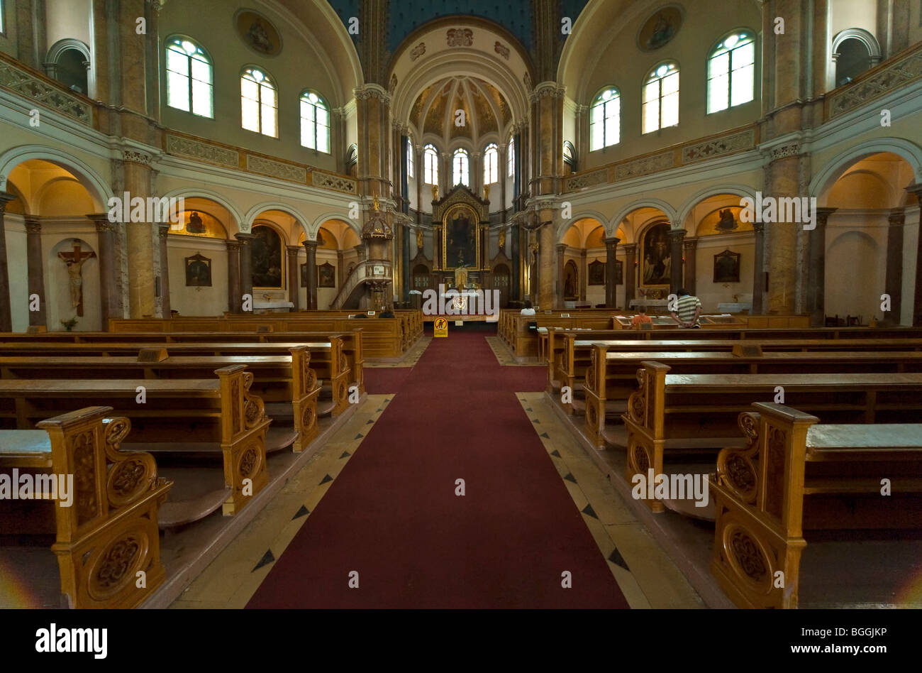 Interior of a church hi-res stock photography and images - Alamy