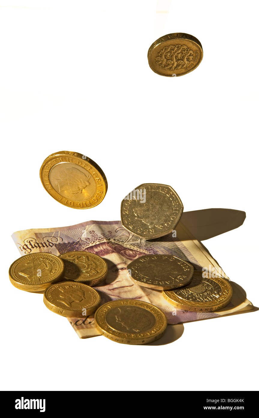 Coins and notes hi-res stock photography and images - Alamy