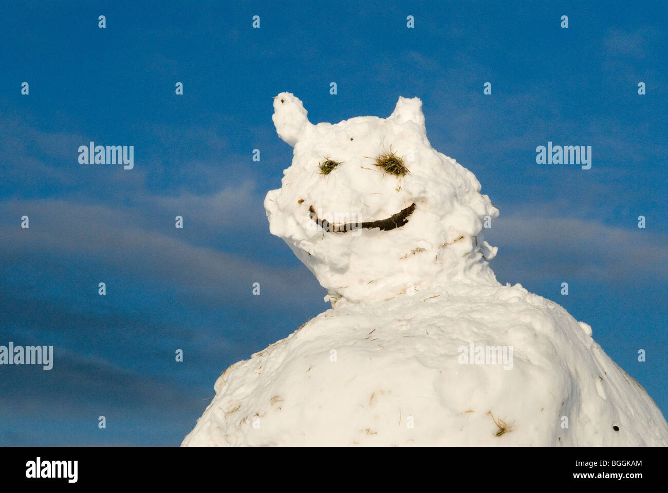 Happy snowman hi-res stock photography and images - Alamy