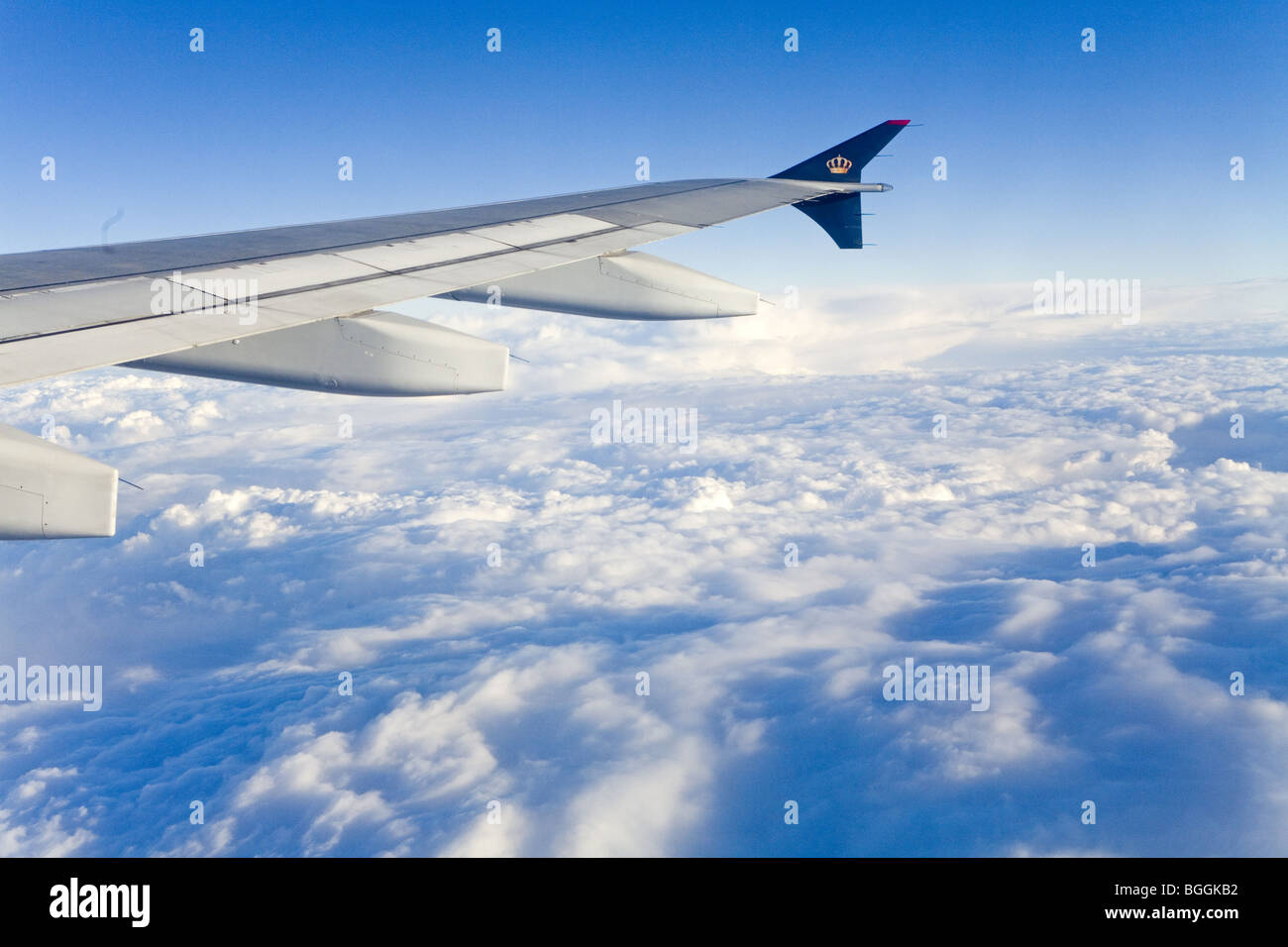 Wing of an Airplane Stock Photo - Alamy