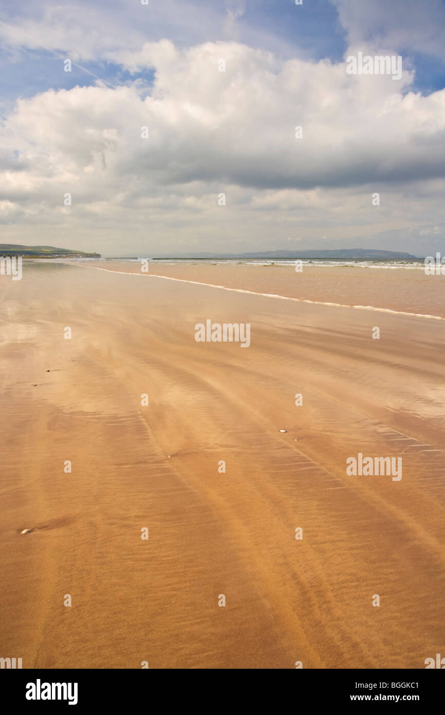 The sands of Portstewart Strand, a popular resort on the County ...