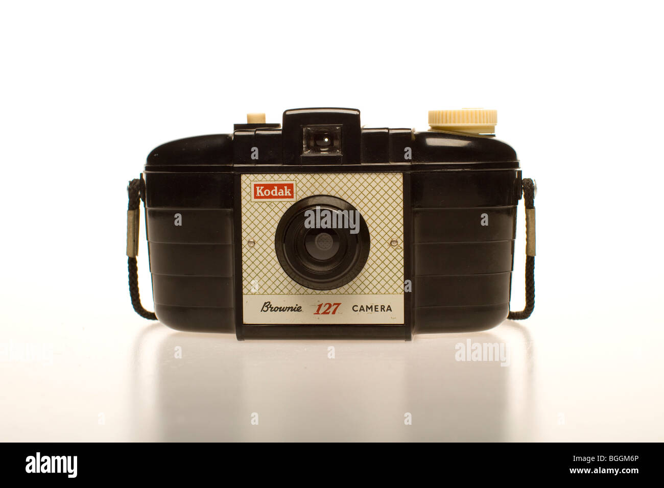 Retro Brownie Camera Straight View Stock Photo - Alamy