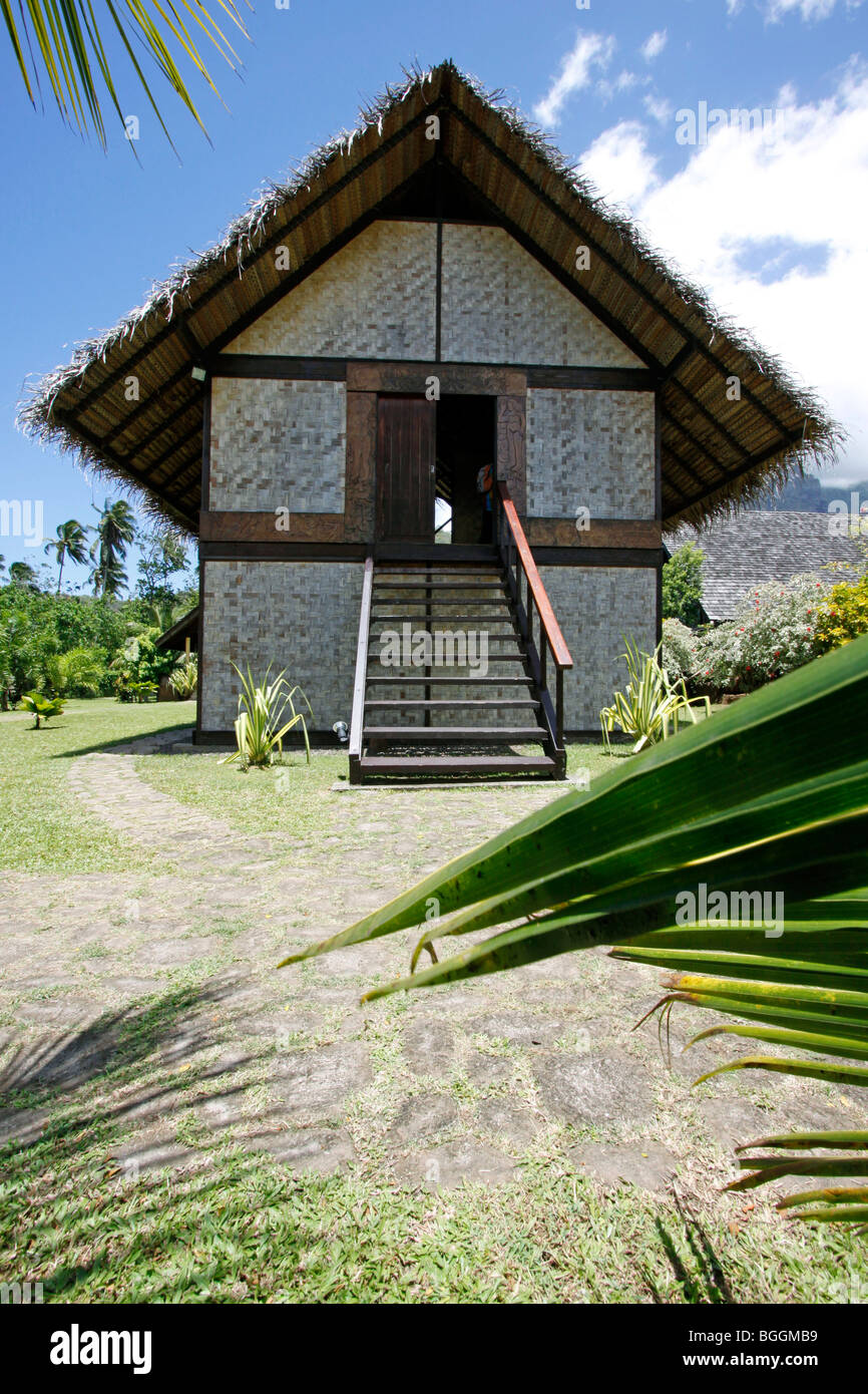 Hut, Atuona, Hiva Oa, French Polynesia Stock Photo - Alamy